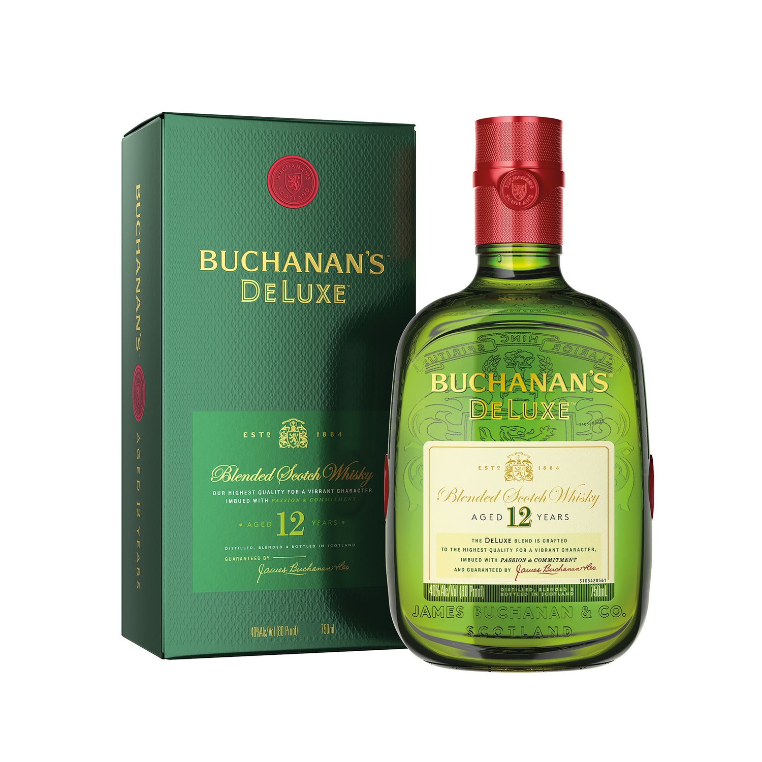 Whisky Buchanans Deluxe 12 años Botella 750ml | Licorerías Unidas