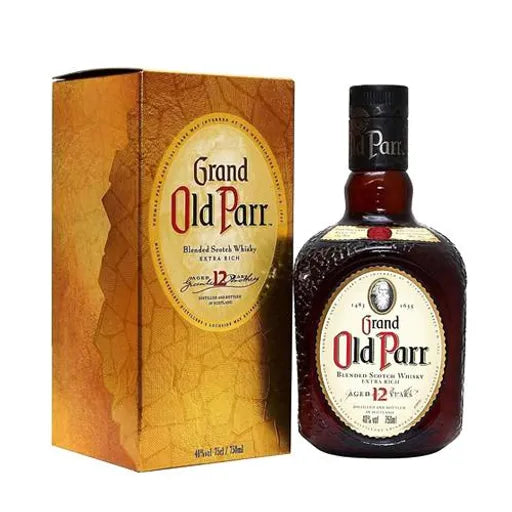 Whisky OLD PARR 12 Años Botella 750ml - LICORERÍAS UNIDAS